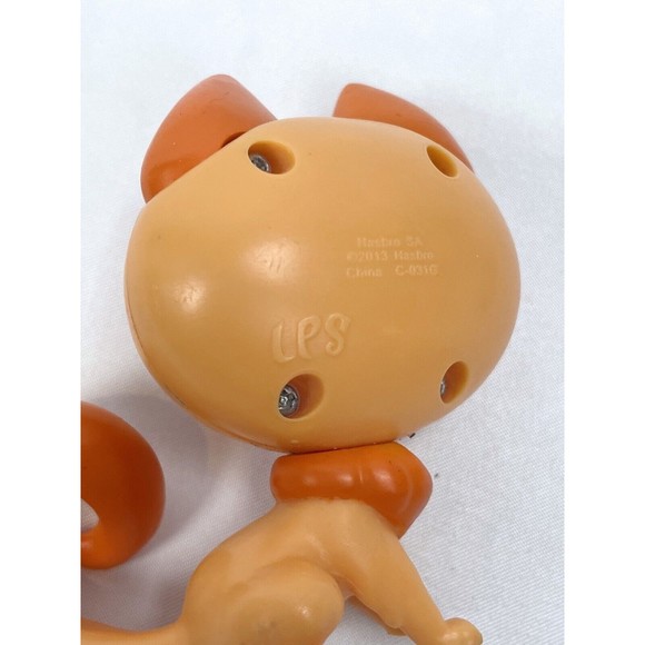 Hasbro | Toys | Littlest Pet Shop Orange Mom Cat Magic Motion Green ...